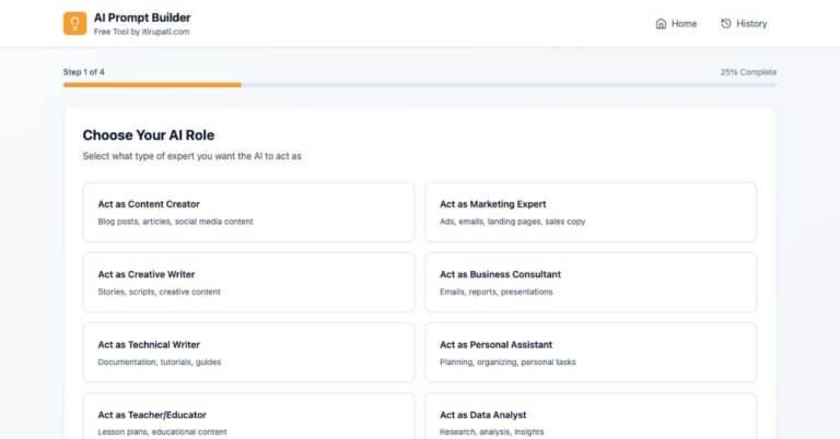AI Prompt Builder – AI Prompt Generation Tool for ChatGPT Users ...