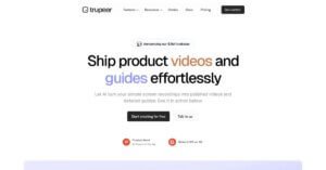Trupeer AI – AI Product Video Generation Tool for Startups & SaaS ...