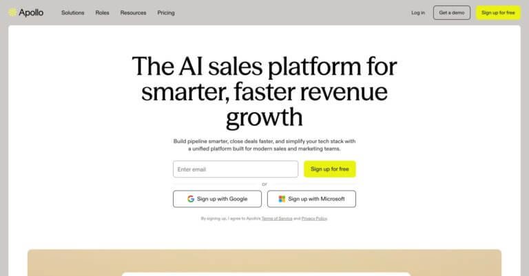 Apollo AI – AI-Powered Sales Intelligence and Prospecting Platform ...